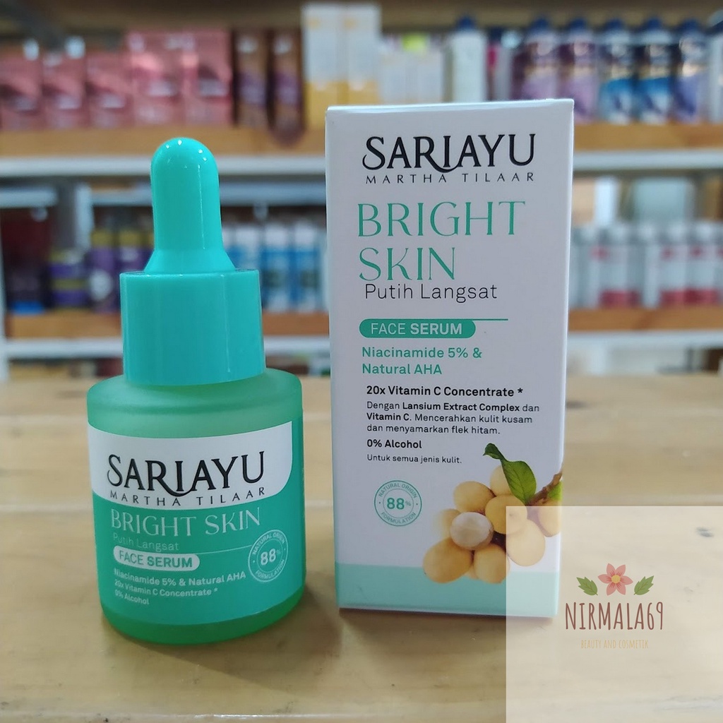 Jual Serum Wajah Sariayu Putih Langsat Bright Skin Face Serum 20ml/serum wajah pembersih flek ...