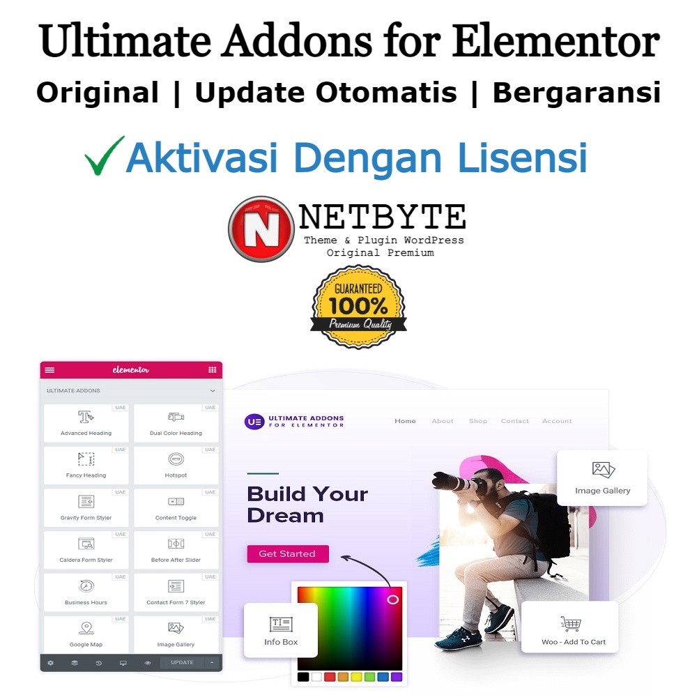 Jual Ultimate Addons for Elementor [Original, Update Otomatis, Bergaransi, Lifetime] - Plugin ...