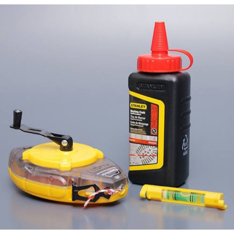 Jual Sipatan Set 100" - 30m Stanley 47-465 Powerwinder Chalk Line Set ...