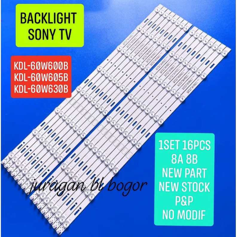 Jual Lampu led backlight tv sony 60 60w600b Kdl-60w600B Kdl-60w605B Kdl ...