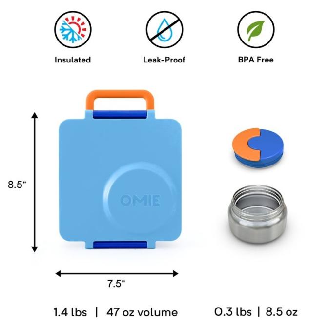 Jual OmieBox kotak makan lengkap dengan thermos lunch box omie box ...