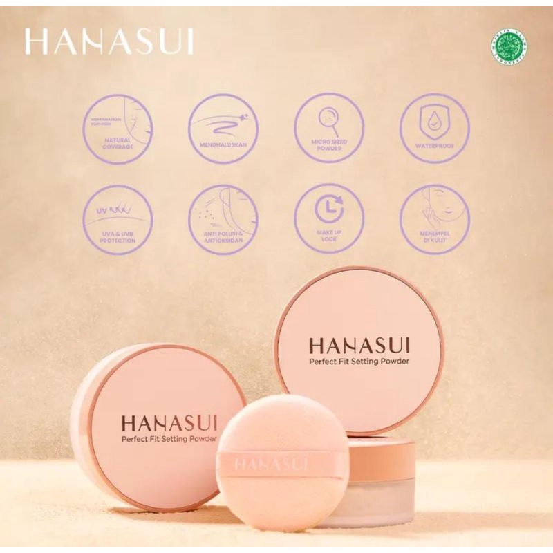 Jual Hanasui Perfect fit setting Powder | Shopee Indonesia