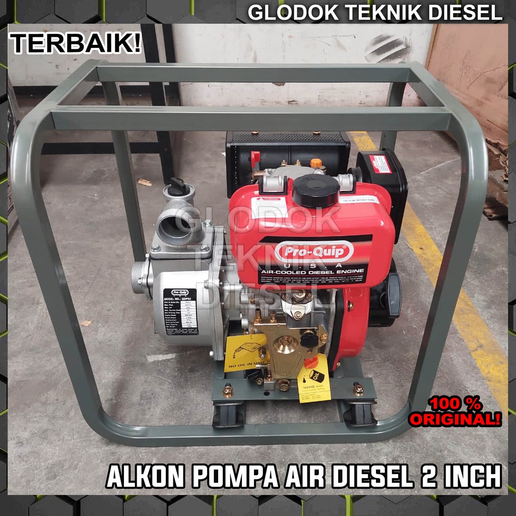 Jual Mesin Alkon Pompa Air Sawah Diesel 2 Inch Water Pump 2" Solar QDP ...