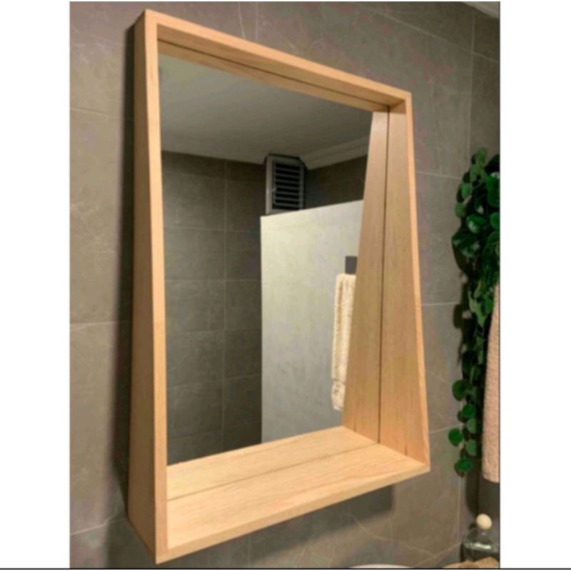 Jual Kaca Cermin Mirror Kaca Rias 53 x 70 | Shopee Indonesia