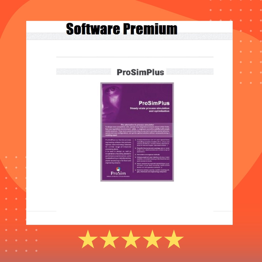 Jual [work]ProSimPlus Terbaru Alat Perhitungan massa dan energi yang ...