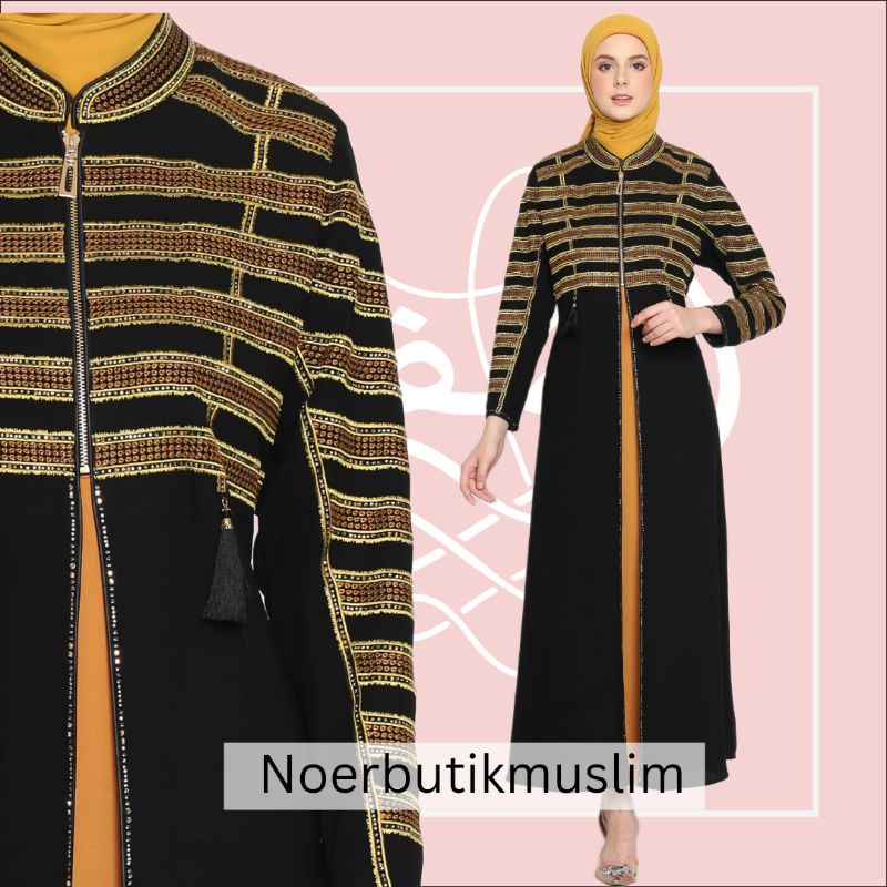 Jual Assafa Abaya E1038 - Kualitas mirip Hikmat Fashion / Bukan Abaya ...