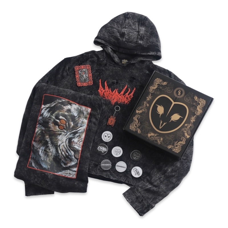 Jual DREAMBIRDS “MEHANNA III” DESTROYED OVERSIZED HOODIE LIMITED ...