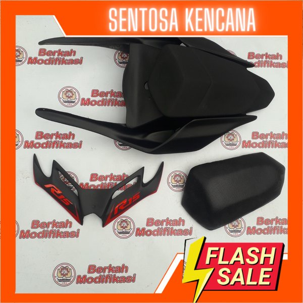 Jual body r1 plus winglet PNP R15 old v1 v2 hitam doff | Shopee Indonesia