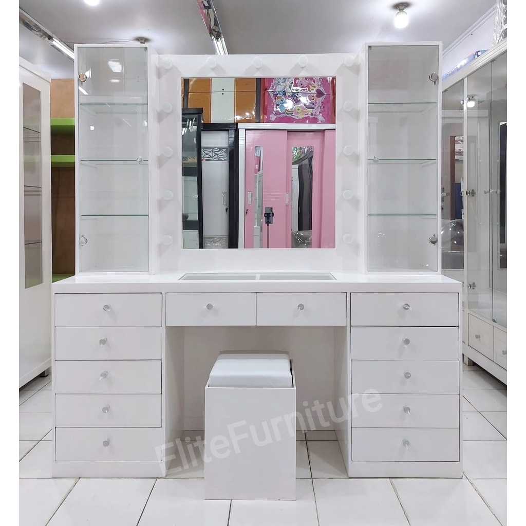 Jual Meja Rias JUMBO , Meja Rias 4Laci Lampu , Meja Rias Blokteak ...