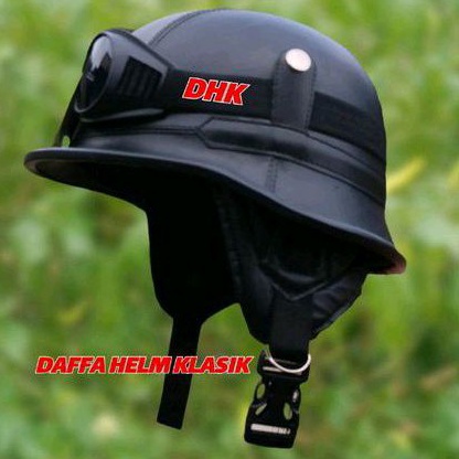 Jual HELM RETRO MILENIAL CRAZY NAZI HITAM/HELM KLASIK/HELM RETRO/HELM ...