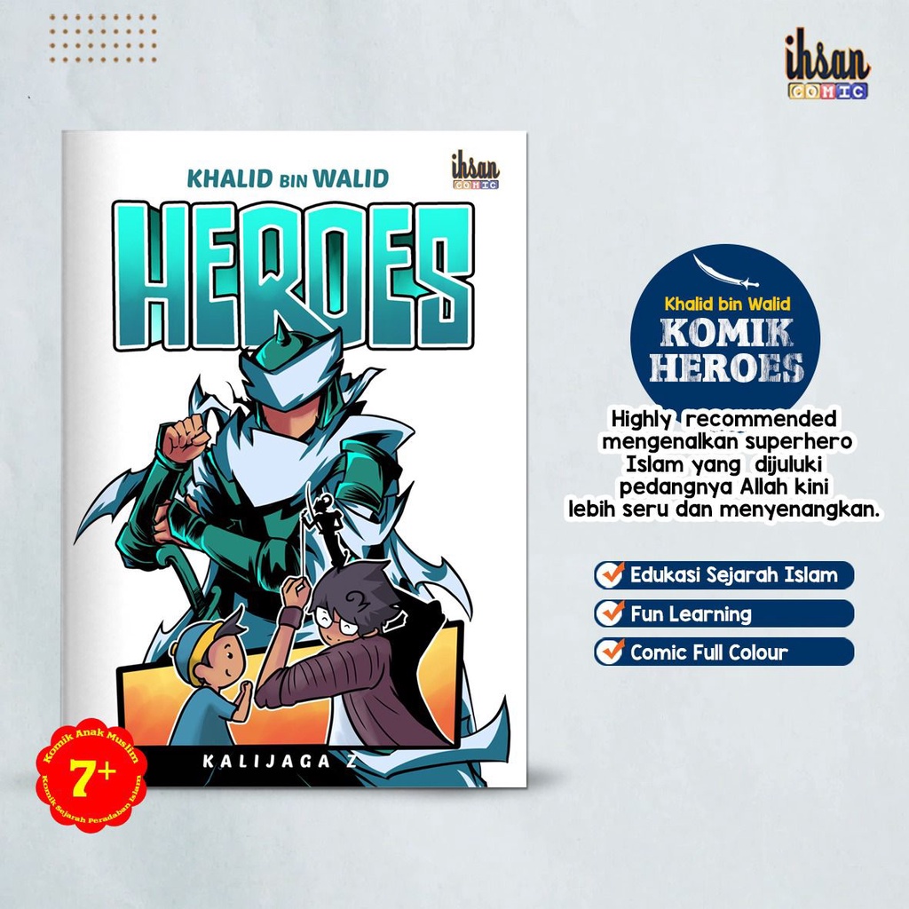 Jual Komik Heroes Khalid Bin Walid komik pahlawan Islam | Shopee Indonesia