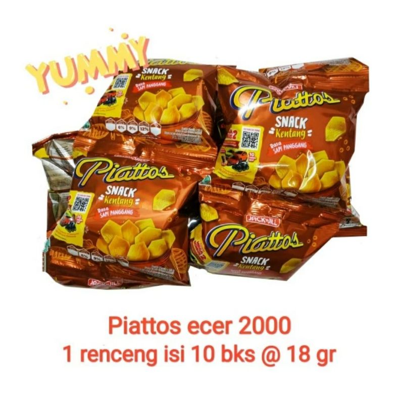 Jual piattos sapi panggang isi 10 bks | piatos snack eceran 2000 ...