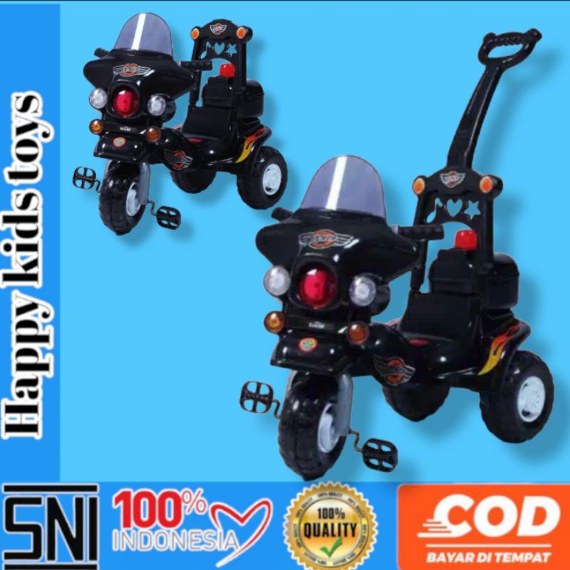 Jual Sepeda goes anak roda tiga Shp odo 639 black | Shopee Indonesia