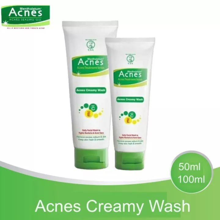 Jual Acnes Treatment Series - Acnes Creamy Wash | Daily Facial Wash to ...