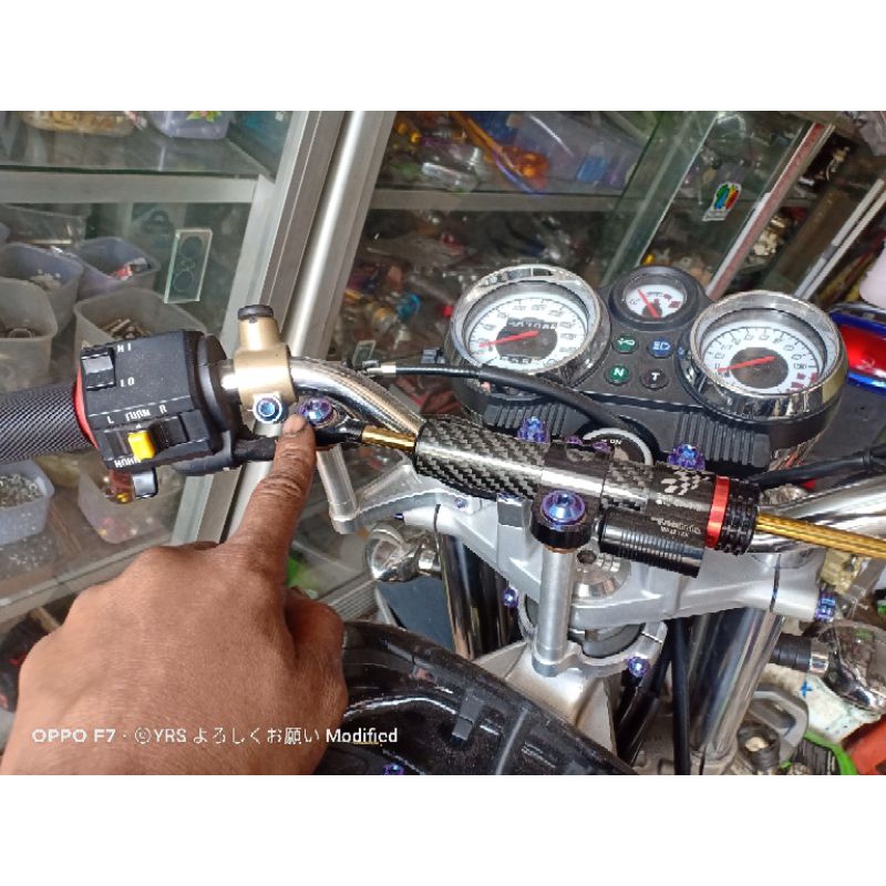 Jual Baut Titanium Ninja di stabilizer matris 8 pcs Second Muluss ...