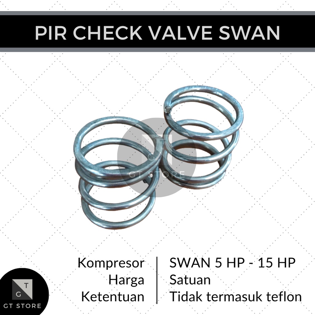 Jual Pir Check Valve Spring Kompresor Angin SWAN 5 HP 7.5 HP 10 HP 15 HP | Shopee Indonesia