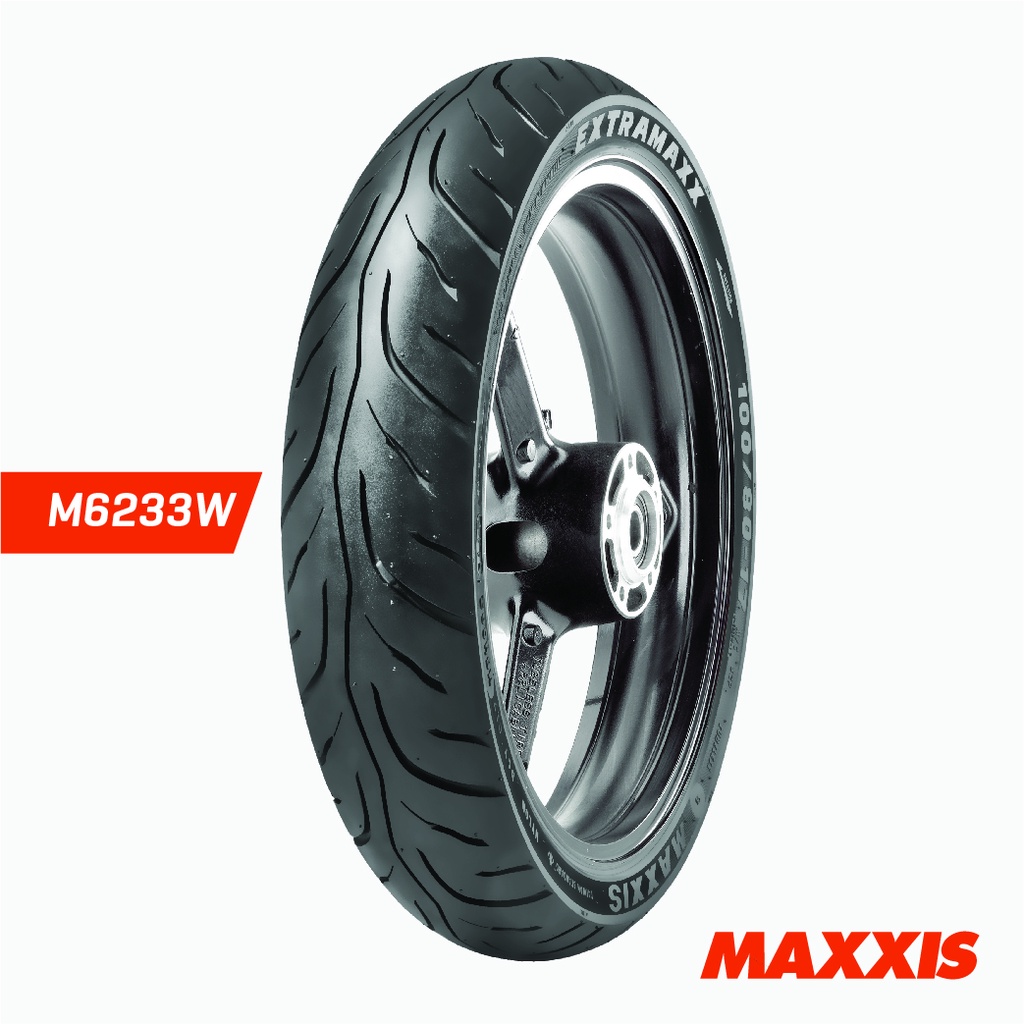 Jual Ban Motor Maxxis Extramaxx M6233W 100/80 Ring 17 Tubeless | Shopee ...