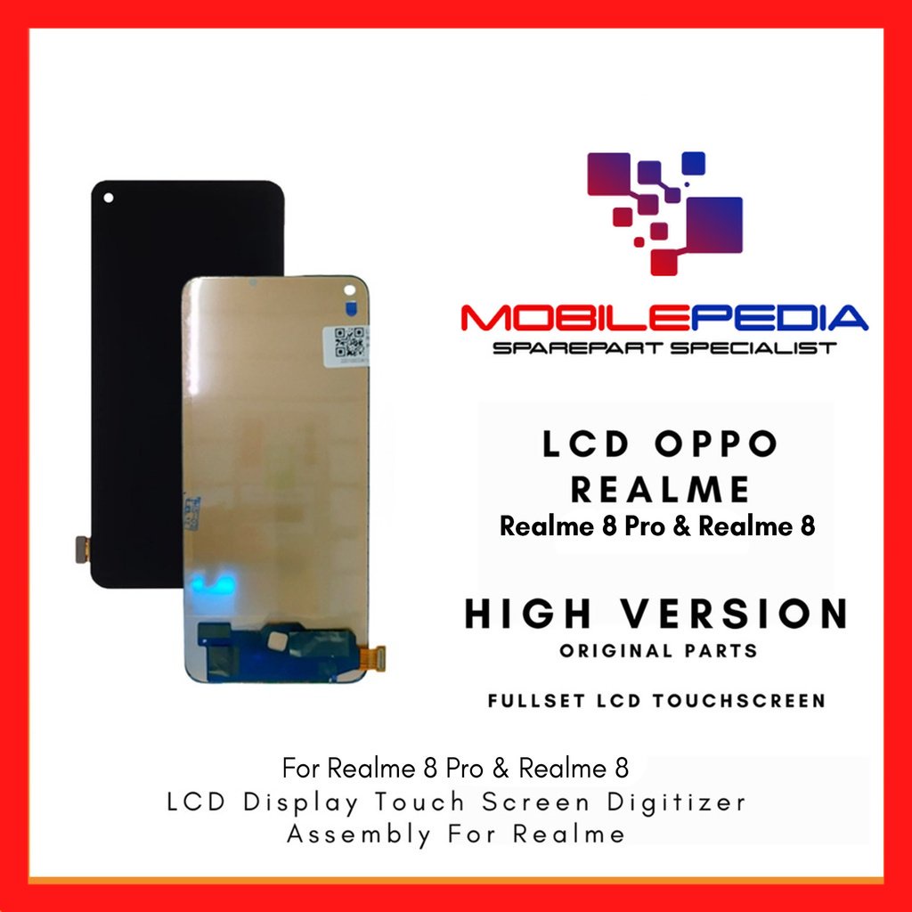 Jual LCD Oppo Realme 8 Pro / Realme 8 4G Original Fullset Touchscreen ...