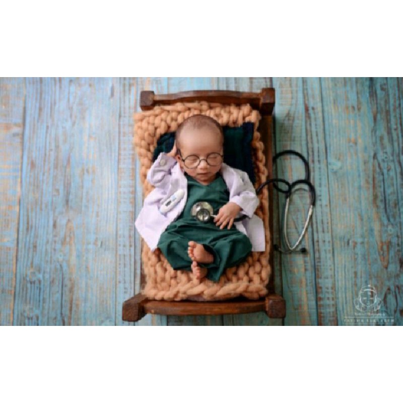 Jual kostum dokter anak baju nakes bayi kostum dokter bayi kostum ...