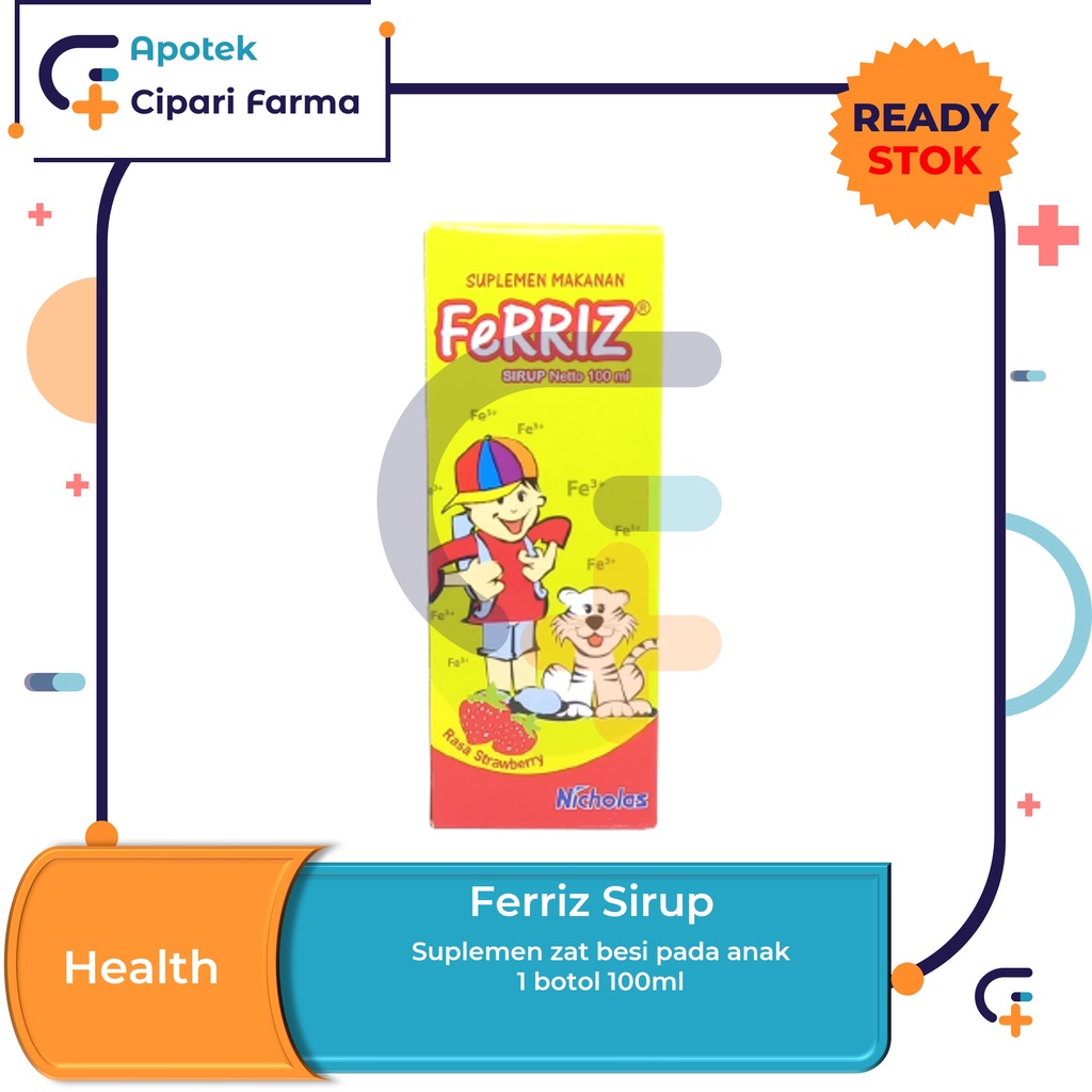 Jual Ferriz Sirup Suplemen Untuk Memenuhi Kebutuhan Zat Besi Pada Anak ...