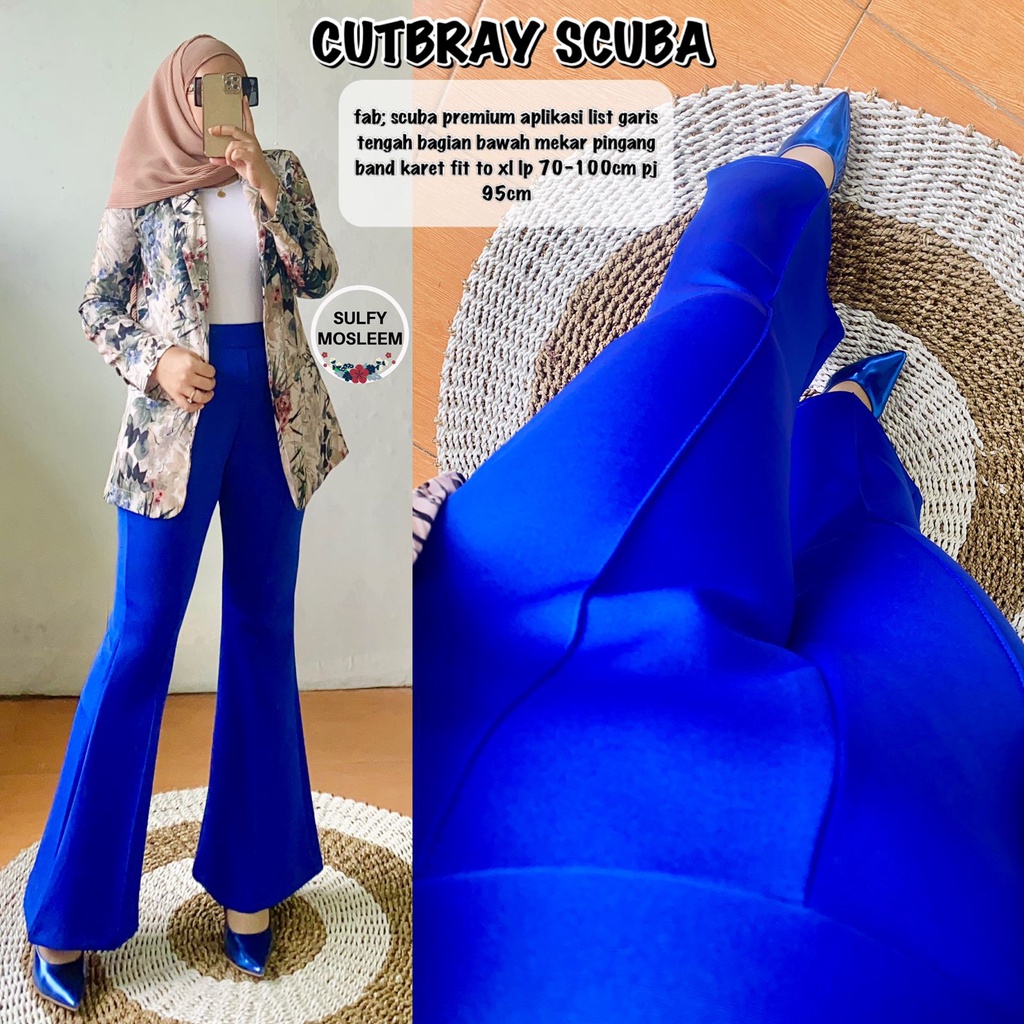 Jual CELANA CUTBRAY DUYUNG SCUBA HALUS NYAMAN | Shopee Indonesia