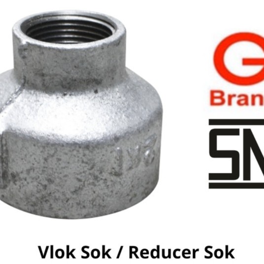 Jual VERLOP SOK BESI SOK 2" x 1/2" SOK 2" x 3/4" SOK 2" x 1" REDUCER ...