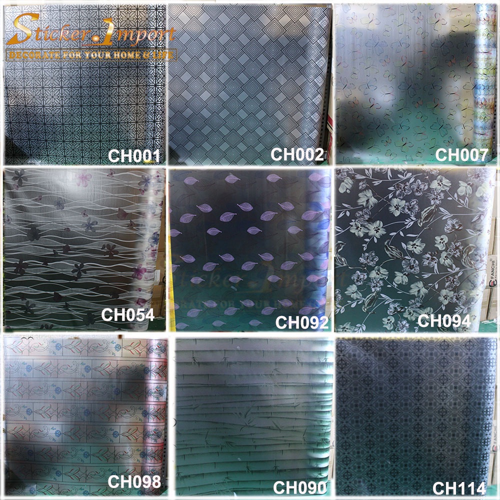Jual [Sticker.Import] Sticker Kaca Kamar Mandi / Sandblast GLITTER ...
