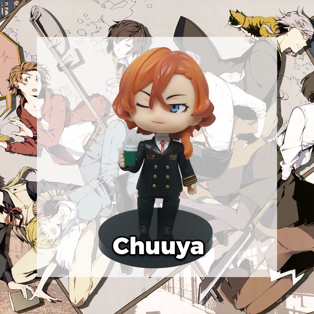 Jual Action Figure Bungo Stray Dogs "Dazai, Chuuya, Atsushi, Akutagawa ...