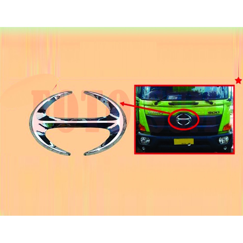 Jual Emblem Pengganti Logo Hino RANGER chrom | Shopee Indonesia