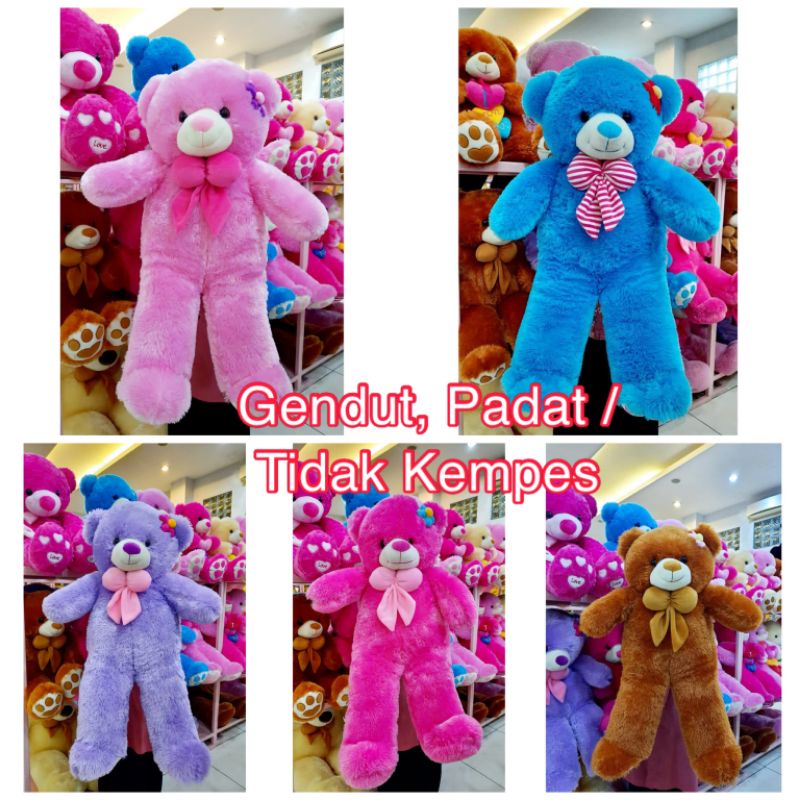 Jual Boneka Teddy Bear Boneka Bear Besar Boneka Beruang Besar pita ...