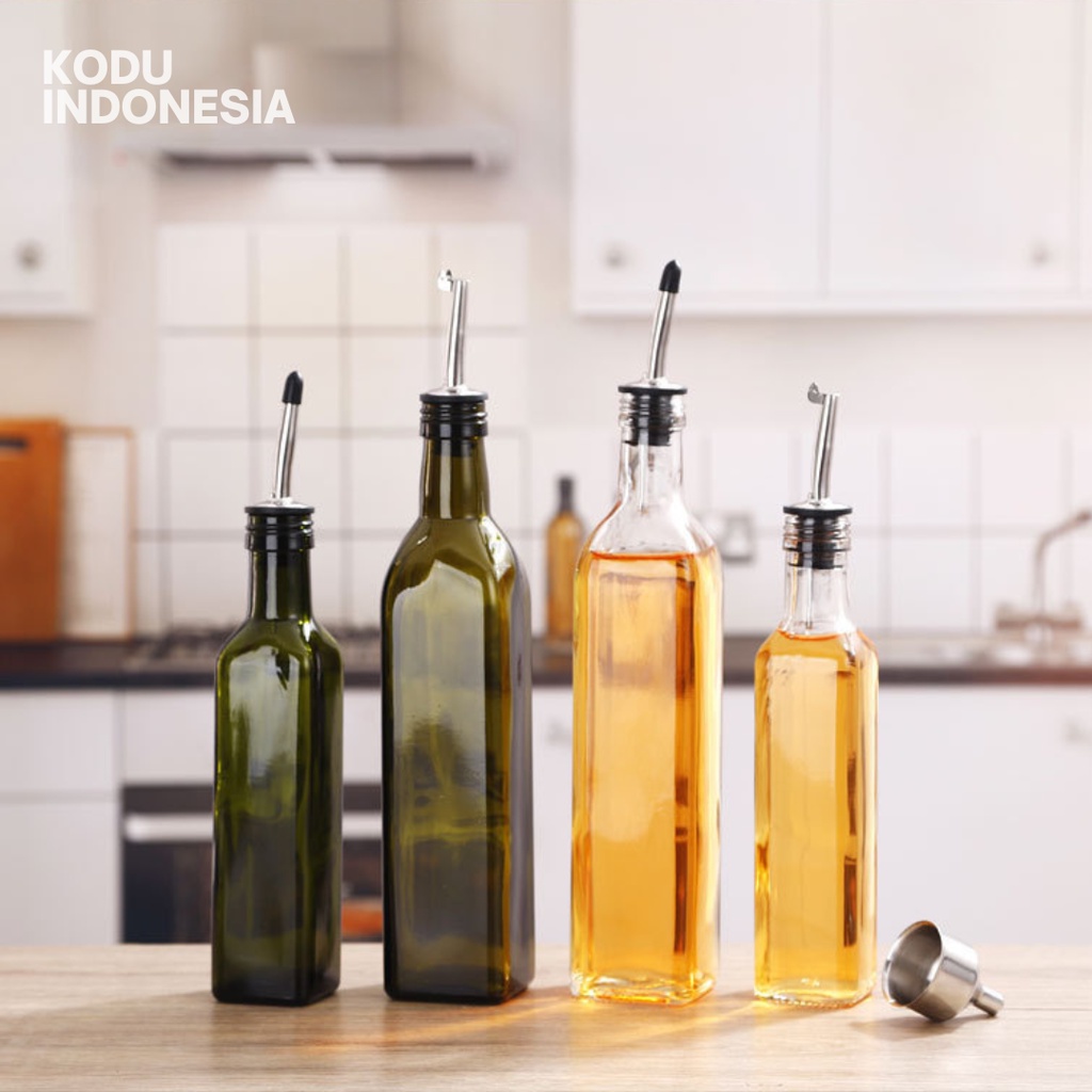 Jual KODU Botol Kaca Minyak Zaitun Hijau Tua 500ml - Premium dengan ...
