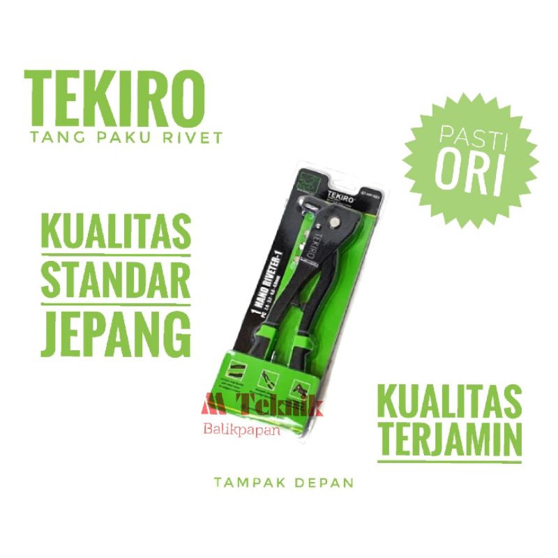 Jual Tang Rivet Tekiro Hand Riverter alat pasang paku keling ripet ...