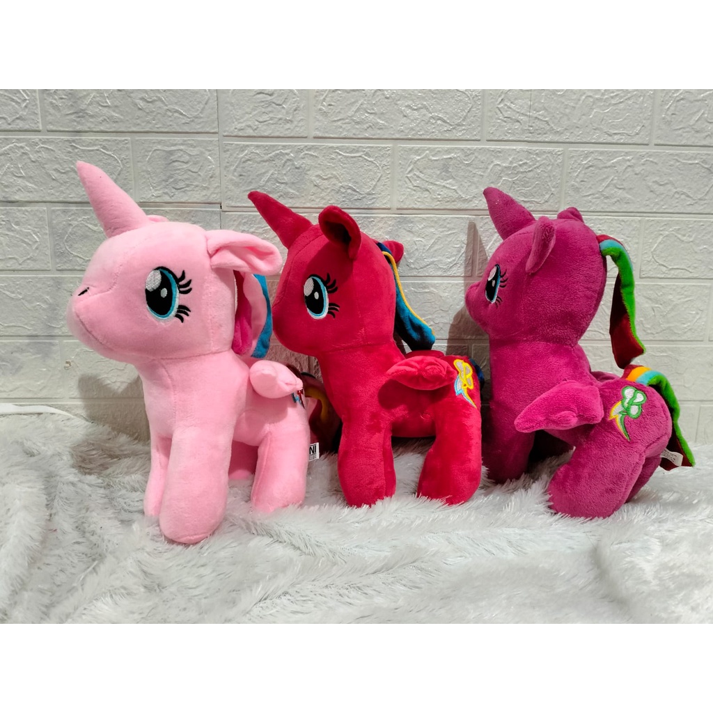 Jual Boneka Kuda Pony Unicorn Jumbo Little Poni Dacron Murni SNI ...