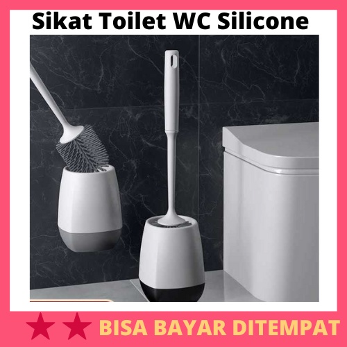 Jual Sikat Toilet WC Silicone Cleaning Brush Bathroom / Alat Sikat ...