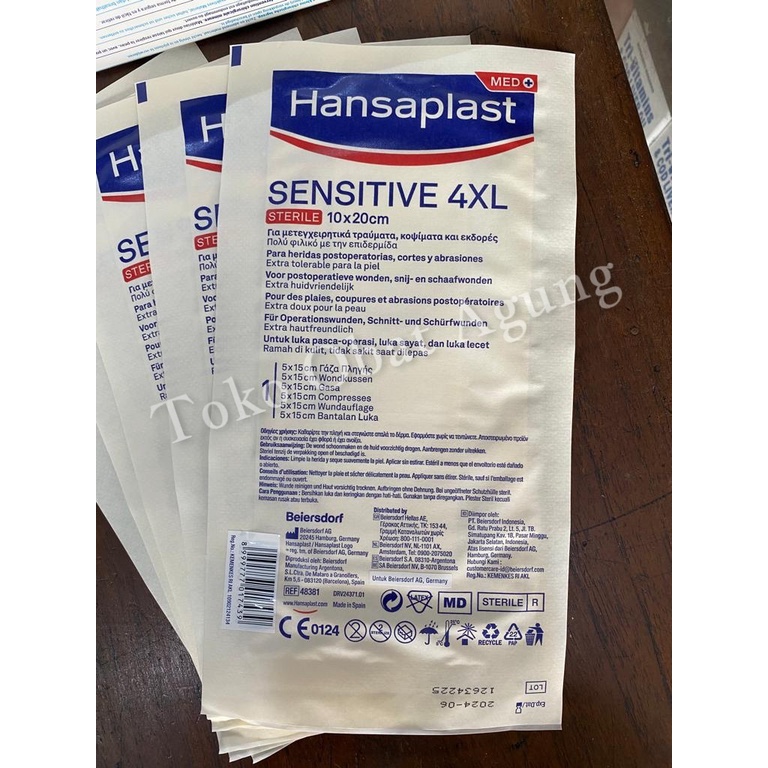 Jual Hansaplast Sensitive Sterile. Plaster Untuk Luka Akut/Pasca ...