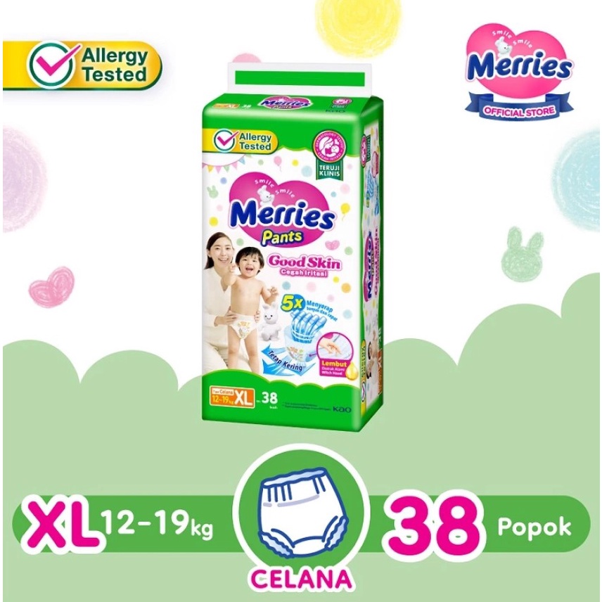 Jual Merries Good Skin M50 / L44 / XL38 / XXL28 | Shopee Indonesia