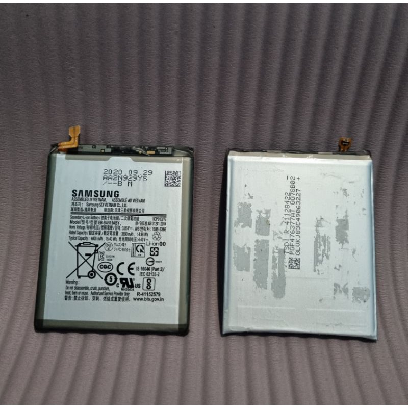 Jual Baterai Samsung A51 copotan original | Shopee Indonesia