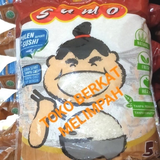 Jual Beras Sumo Merah Super Premium 5kg - 5 Kg | Shopee Indonesia