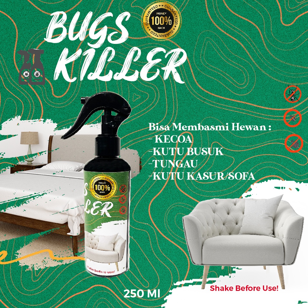 Jual Bed Bugs Killer- Anti Kutu Kasur Tungau Tumilla Lebih Efektif Gun ...