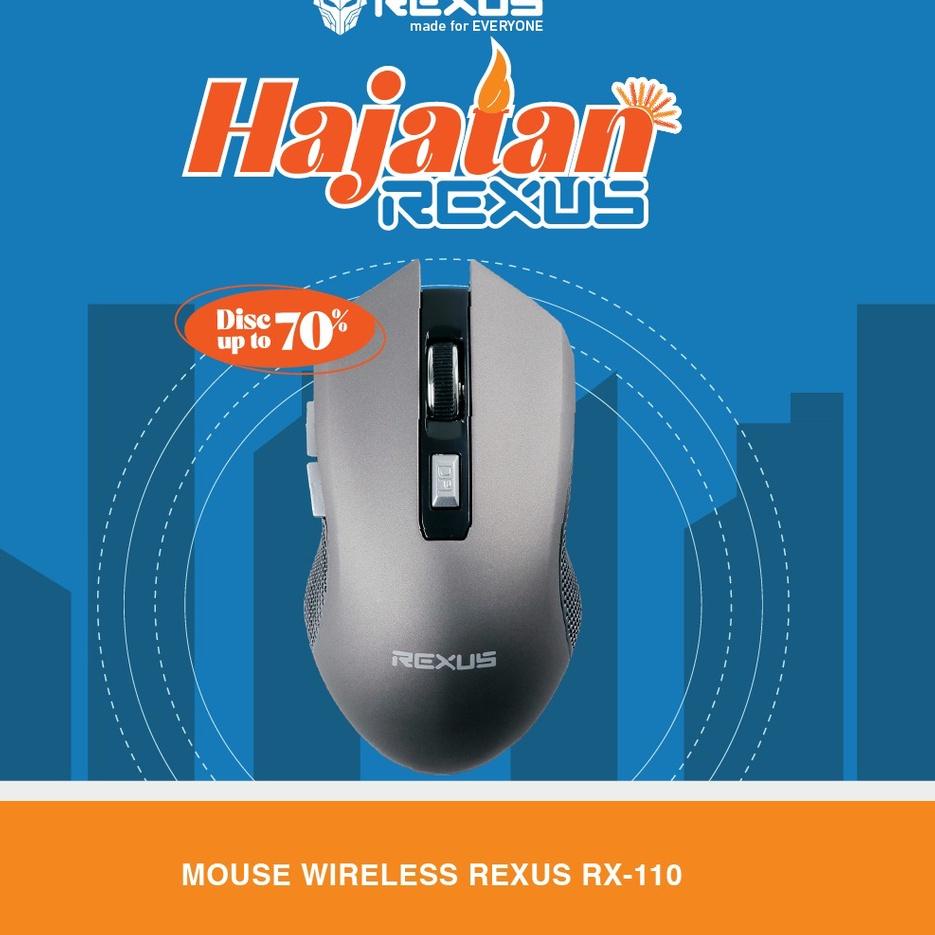Jual Rexus RX110 Xierra Professional Wireless Gaming Mouse | Shopee ...