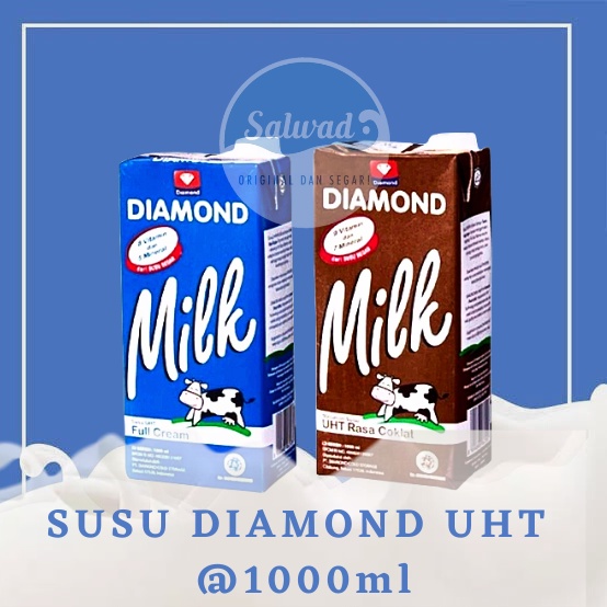 Jual Susu UHT Diamond @1000ml | Shopee Indonesia