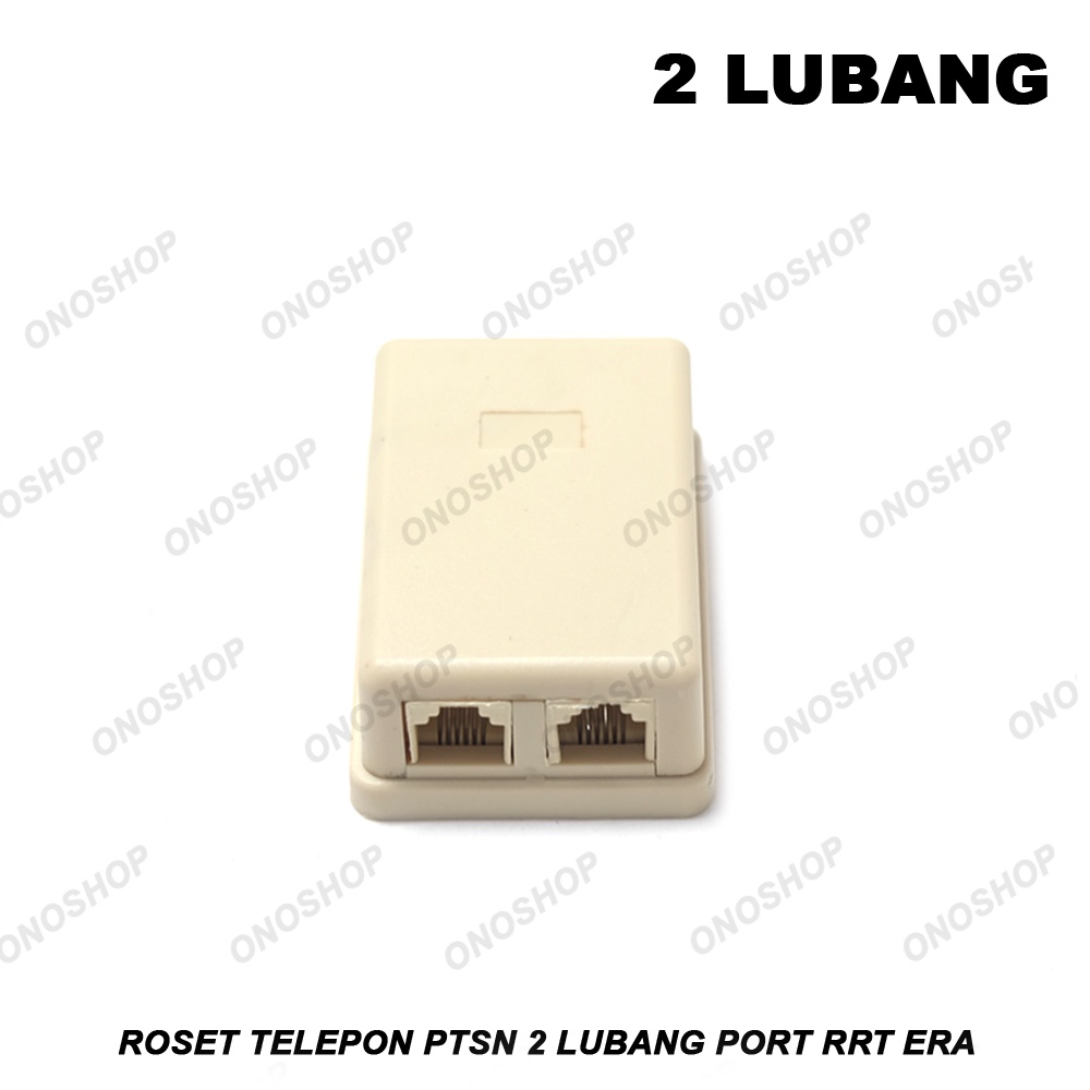 Jual Roset Telepon PTSN 2 Lubang Port RRT ERA | Shopee Indonesia