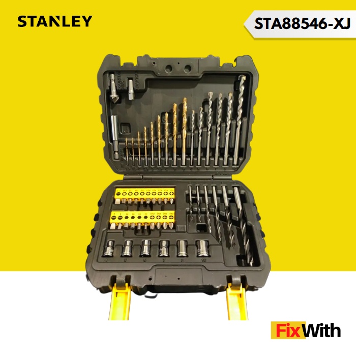 Jual Mata Bor Bit Obeng Set Stanley STA88546-XJ 50 pc Original STA88546 ...