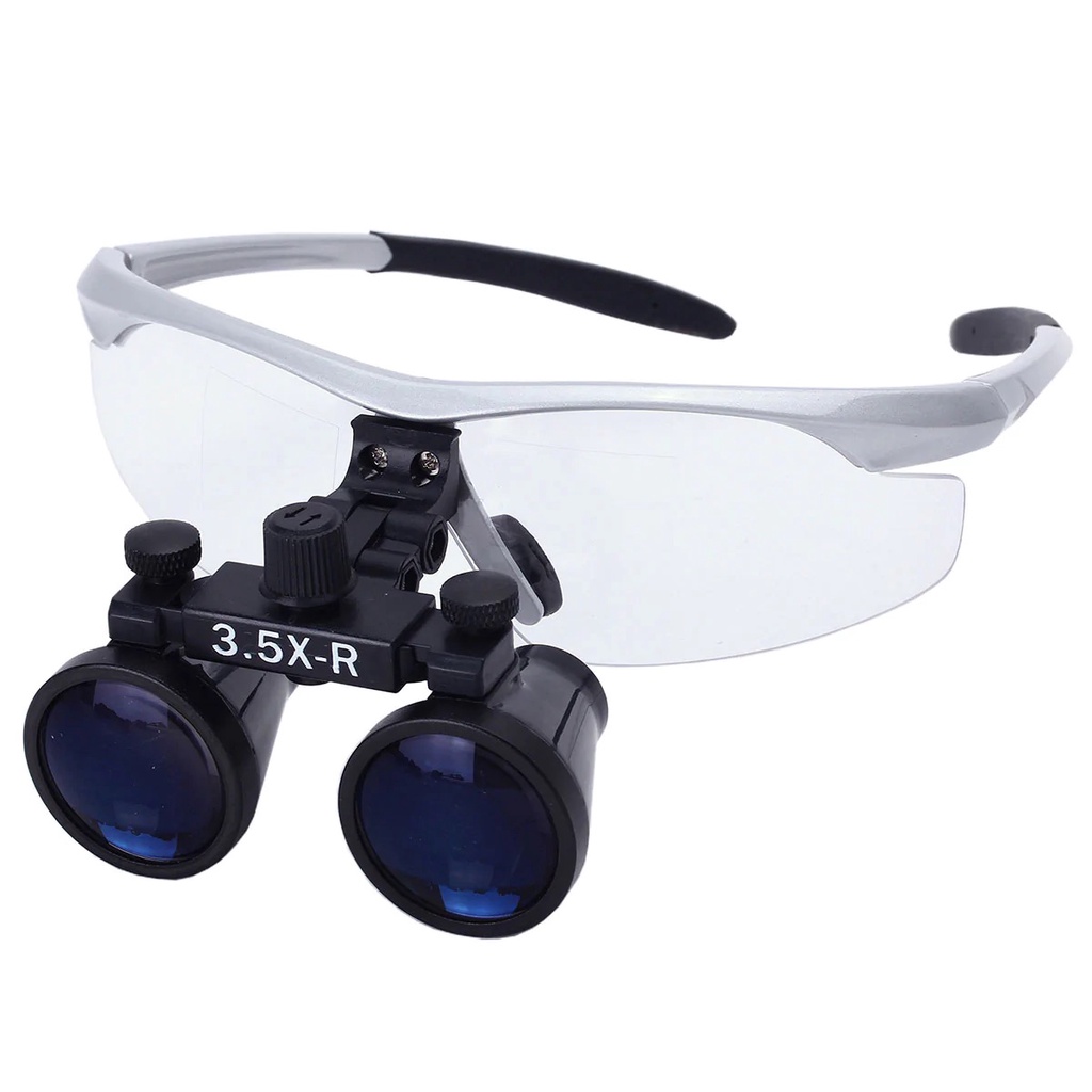 Jual Alice dental loupes loupe 3.5X magnification loop lup kacamata ...