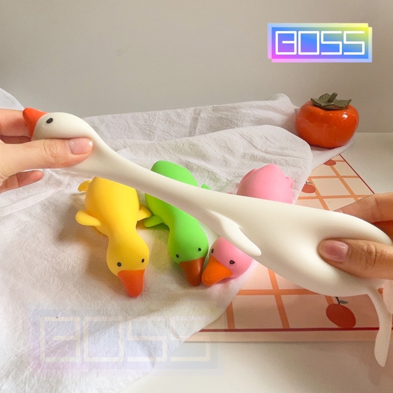 Jual BOSS Squishy Duck Mainan Anak Silikon bentuk Bebek Stress Ball ...