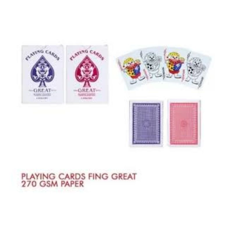 Jual Kartu Remi Fing Great - Kartu Remi FingGreat 727 Playing Cards ...