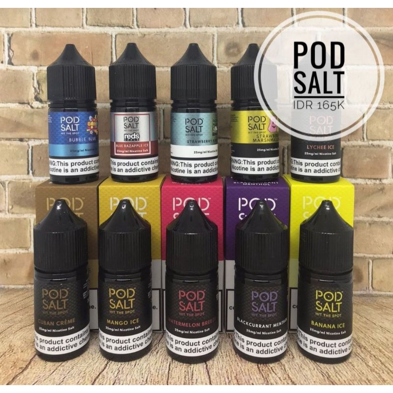 Jual Pod Salt Series 30ml 25mg by Pod Salt England | Shopee Indonesia