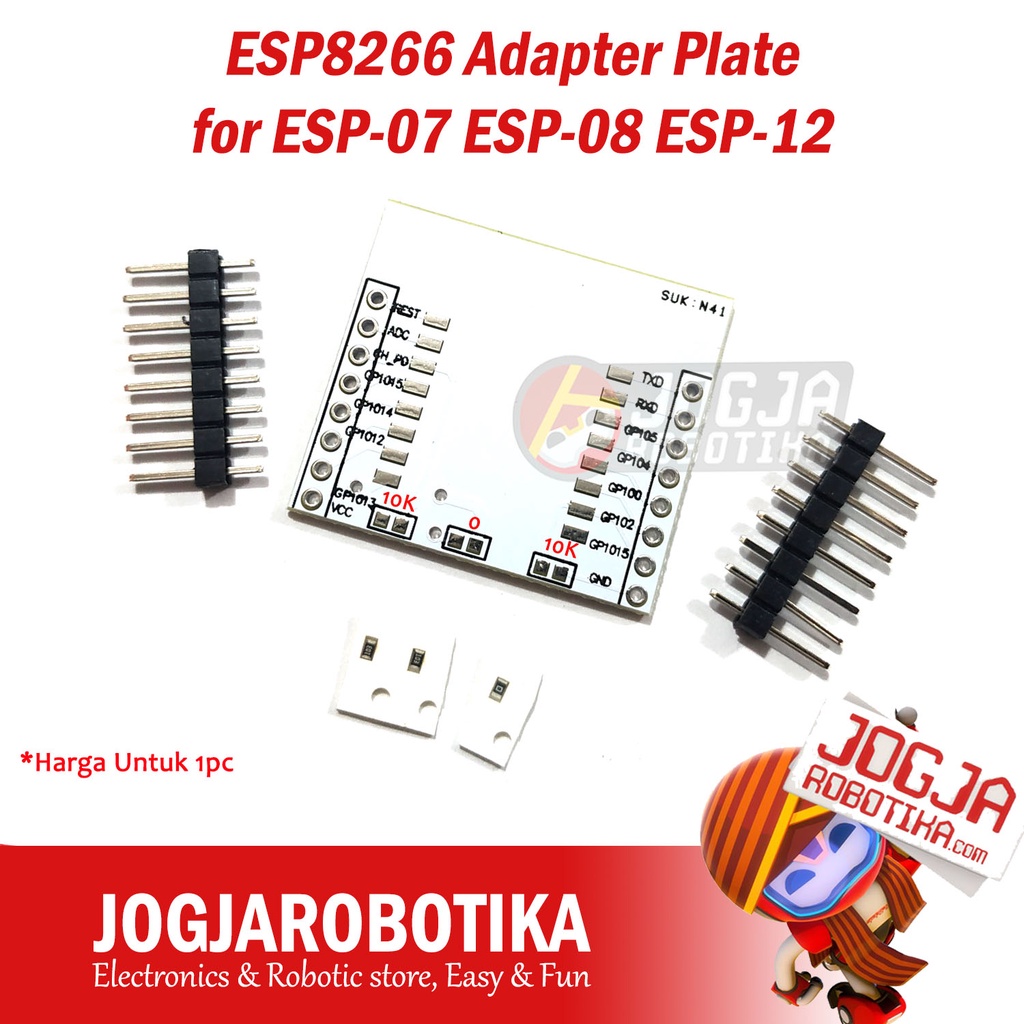 Jual ESP8266 Adapter Plate for ESP07 ESP08 ESP12 ESP-07 ESP-08 ESP-12 ...