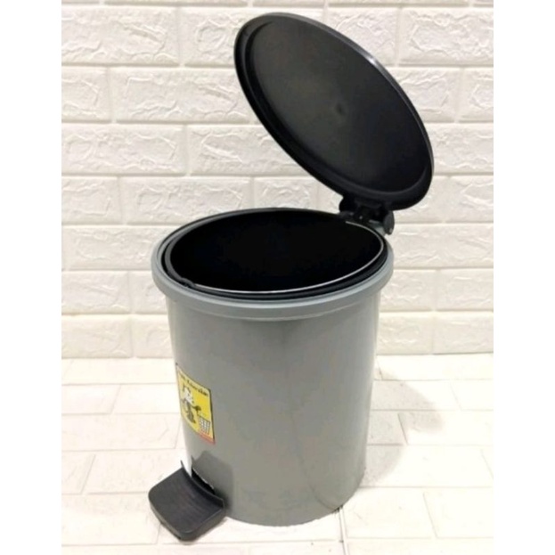 Jual Tempat Sampah Injak Bonita | Tempat Sampah Injak Silver 10 Liter Kontainer Dalam | Tong ...