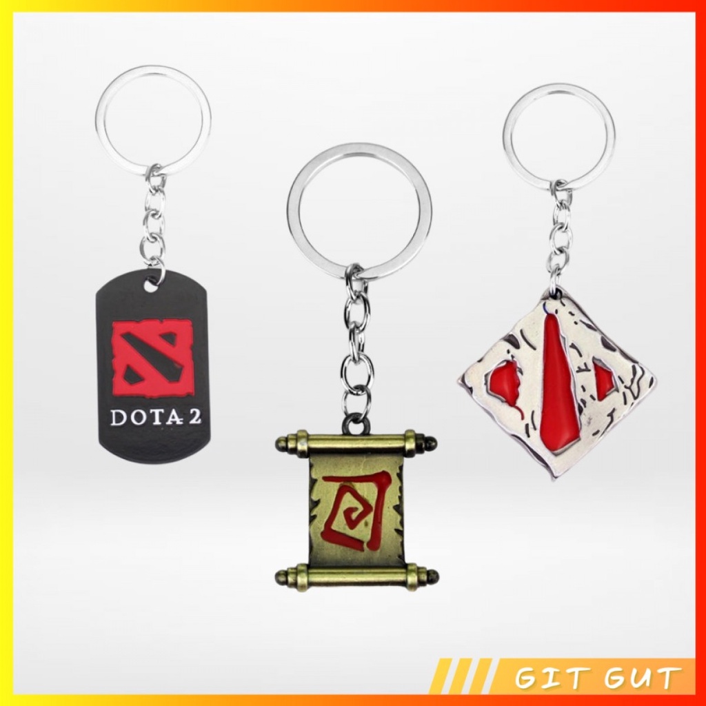Jual Keychain Gantungan Kunci Dota 2 Logo Symbol Scroll | Shopee Indonesia